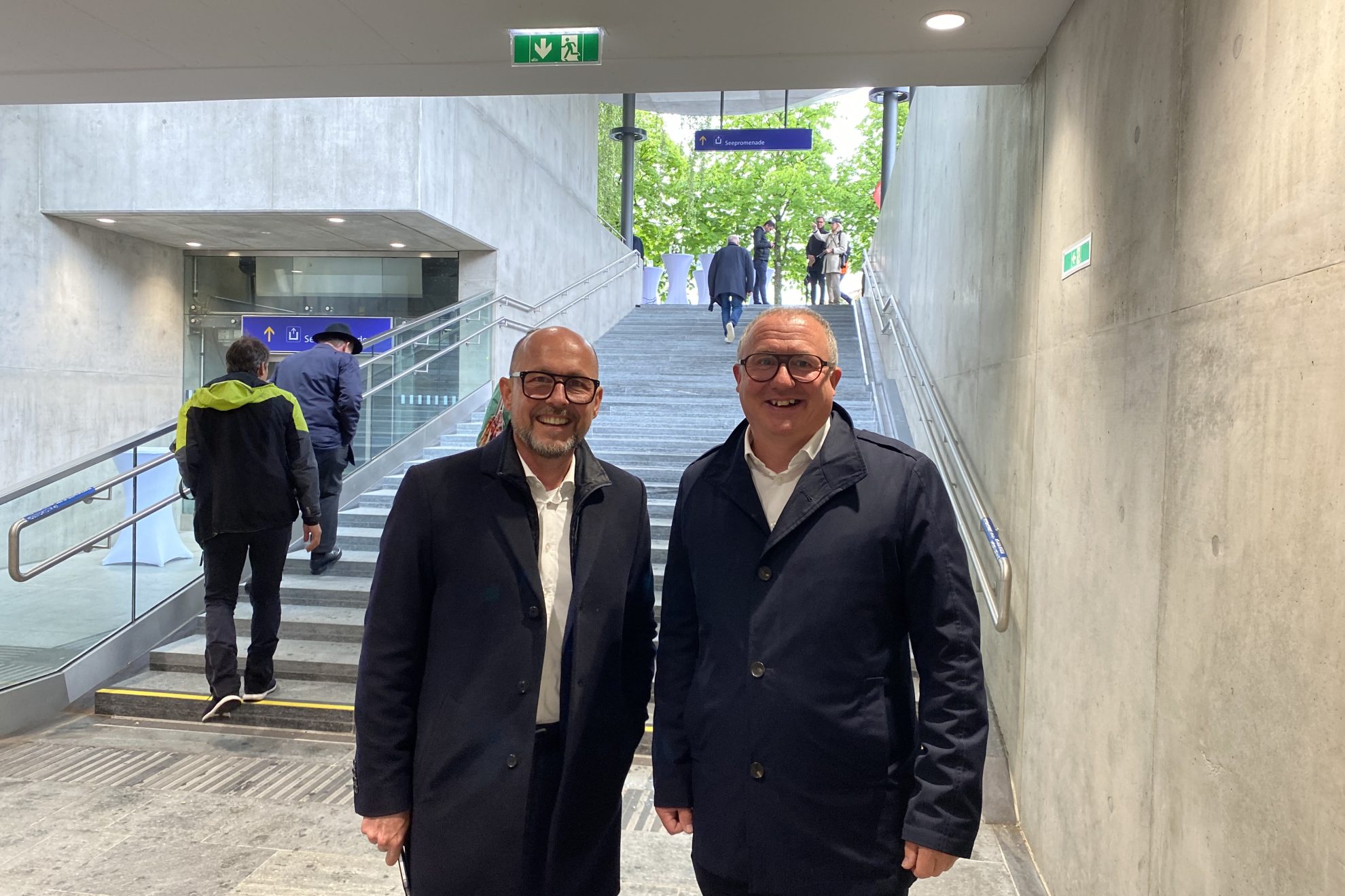 Hypo-Unterführung am Bahnhof Bregenz eröffnet › Michael Ritsch