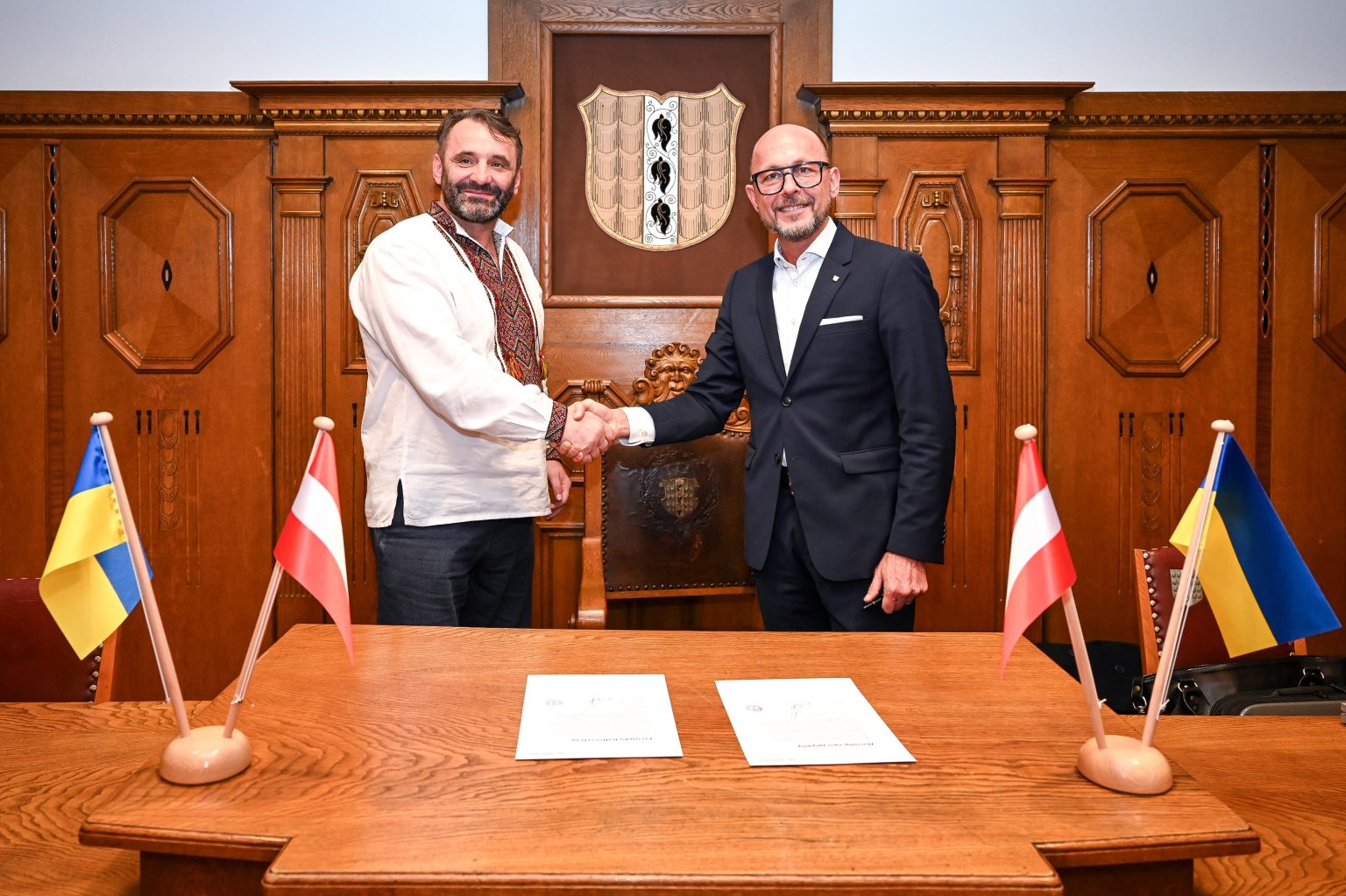 Freundschaftsvertrag mit Jaremtsche unterzeichnet › Michael Ritsch